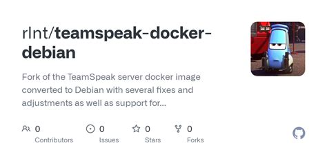 Github Rlntteamspeak Docker Debian Fork Of The Teamspeak Server