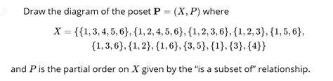 Solved Draw The Diagram Of The Poset P X P Where X Chegg Com