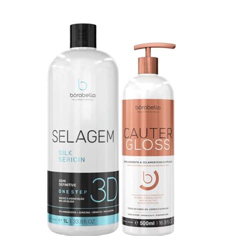 Borabella Selagem 3D Semi Definitiva 1L Cauter Gloss 500ml