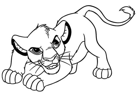 דפי צביעה מלך האריות ️ להדפסה ולהורדה בחינם