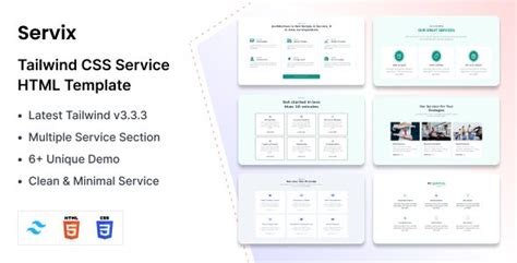 Servix Html And Css Service Template Codemarket