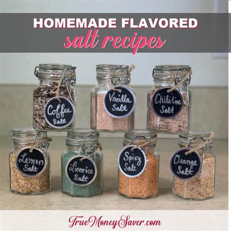 The Best Homemade Flavored Salt Recipes Youll Love To Make