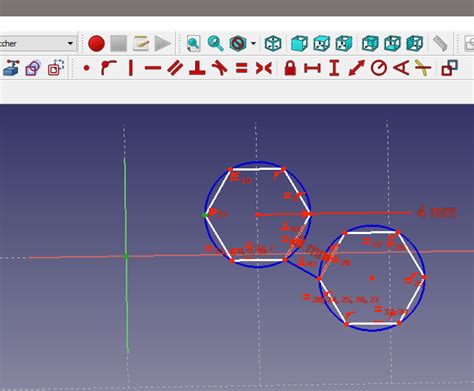 Advanced Hexagonal Mesh In Freecad Trybotics