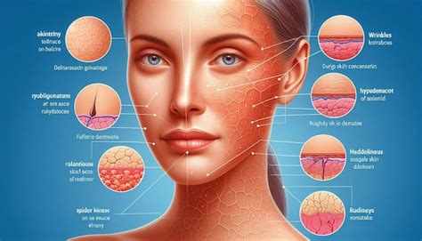 A Poster Of A Woman With Different Types Of Bacteria Premium Ai