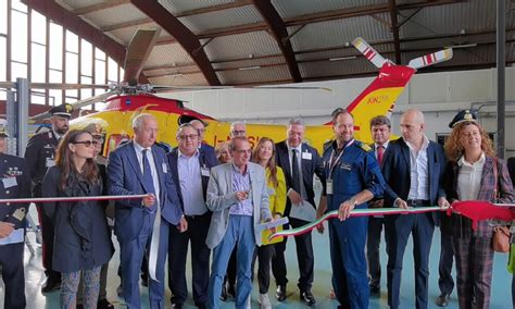 Inaugurata La Nuova Base Hems Dell Elisoccorso All Aeroporto Di Falconara