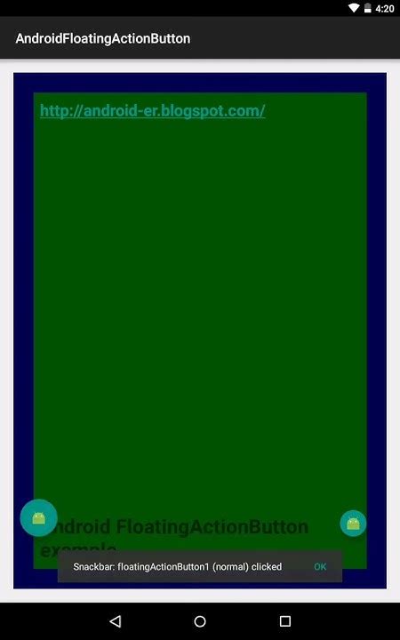 Coordinatorlayout Floatingactionbutton Snackbar Of Android Design Support Library Youtube