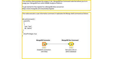 Mongodb Run Command Knime Community Hub