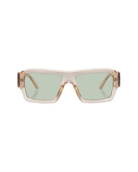 Le Specs Polygraph 55mm Rectangular Sunglasses Lyst