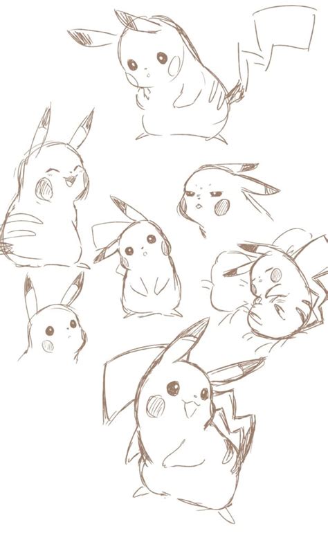 Pikachu Drawing Reference And Sketches For Artists