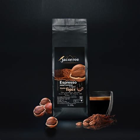Кофе молотый Jacoffee Espresso Лесной орех, 225 г :: Купить недорого