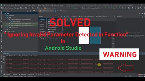 Ignoring Invalid Parameter Detected In Function Warning Solved