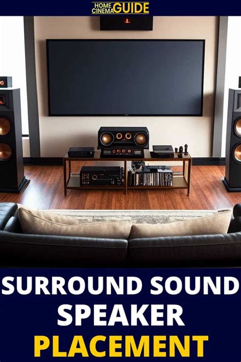 Surround Sound Speaker Placement Dolby Atmos Setup Home Cinema Guide