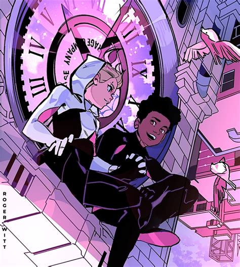 Miles Morales Miles Morales Человек паук Майлз Моралес Gwen