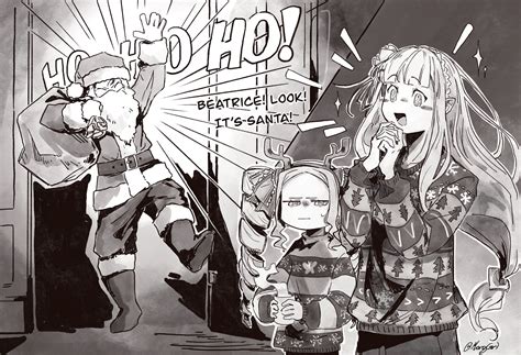 Emilia Natsuki Subaru And Beatrice Rezero Kara Hajimeru Isekai