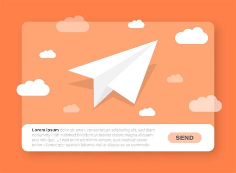 Banner De ícone De Marketing Por E Mail Em Estilo Plano Assinatura De