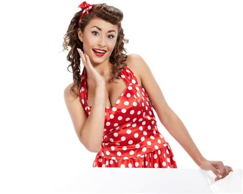Fille Pin Vers Le Haut Type Américain Photo Stock Image Du Broche Attrayant 23459524