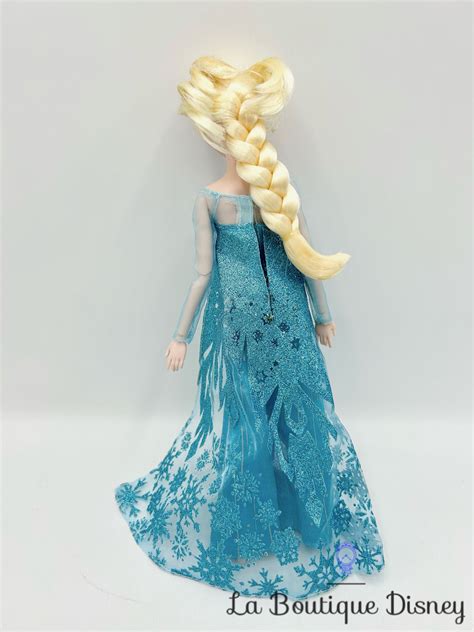 Poupée Elsa Disney Store 2020 La Reine Des Neiges Robe Paillettes Bleu