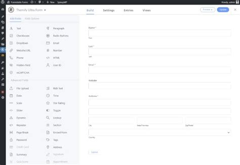 how to use custom forms with themify ultra wordpress theme