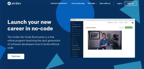 5 Exceptional Free Tutorials To Learn No Code Development