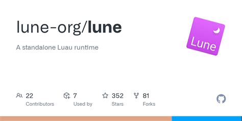 Github Lune Orglune A Standalone Luau Runtime