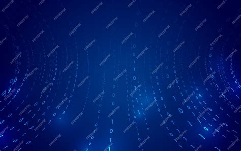 Free Vector Futuristic Binary Code Firewall Tech Concept Banner Design