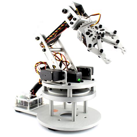 mandlebot 5 axis robot arm made of aluminum itnx
