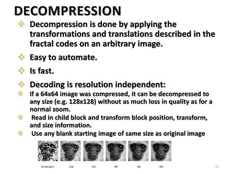 5 Fractal Compression Fractal Compression Is A Lossy Compression Method Used To Compress Images