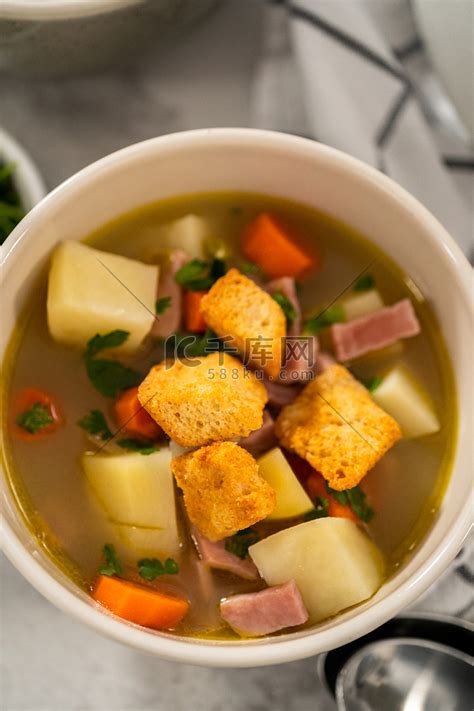 豌豆汤高清摄影大图 千库网