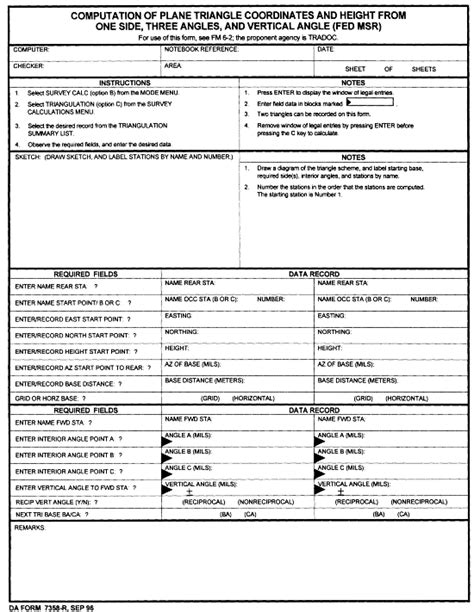 FM 6 2 Blank Forms