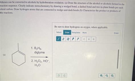 Solved Alkenes Can Be Converted To Alcohols By Chegg