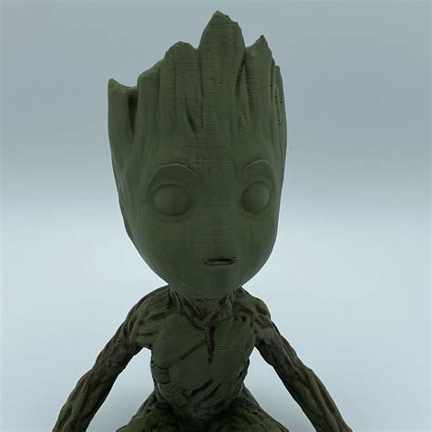 Bebé Groot Guardianes De La Galaxia Impreso En 3d Etsy
