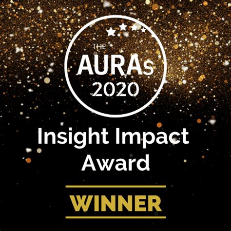 AURA Insight Impact Award Winner