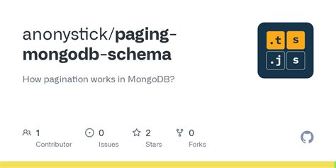 Github Anonystickpaging Mongodb Schema How Pagination Works In Mongodb