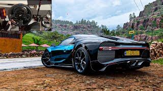 Bugatti Chiron Forza Horizon 5 Steering Wheel Gameplay Doovi