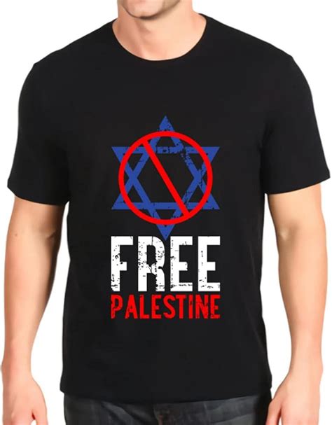 Camiseta Con Cuello En O Estampado Nueva Palestina Libre Lucha Por Palestinos Contra Cotton Top