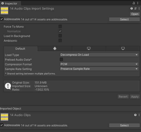 More Than X Number Of Audioclip Addressables Assets ~45 Causes Errors
