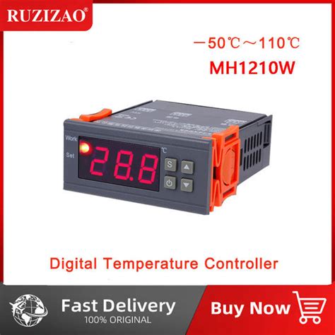 MH1210W DC12V 24V Temperature Controller AC90 250V 10A 220V Thermostat