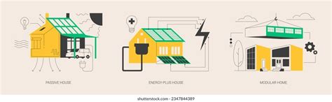 Passive Solar House Design Clip Art