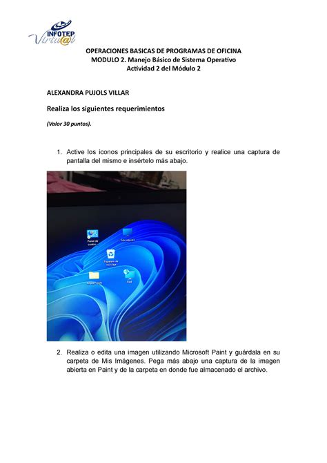 Actividad 2 Módulo 2 Operaciones Basicas De Programas De Oficina