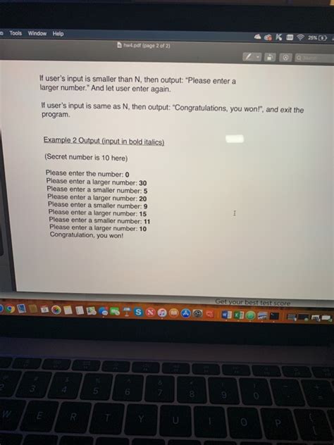 Solved 4 Write A Guessing Game That Describes As Follows