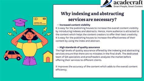The Importance Of Indexing And Abstracting Servicespptx Technology