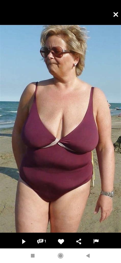 Chubby Granny Swimsuit 👙 2 R Oldhugetits
