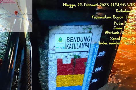 Akibat Curah Hujan Bendung Katulampa Bogor Siaga Banjir Jakarta