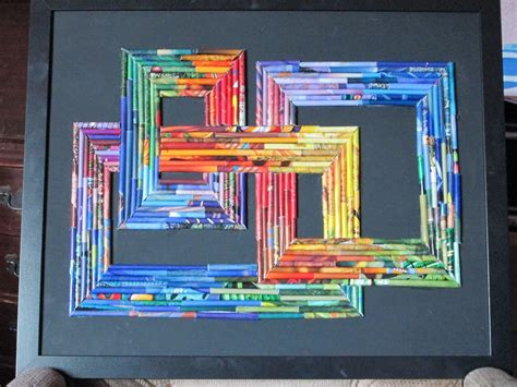 Collage Wall Art Made From Recycled Etsy Artofit