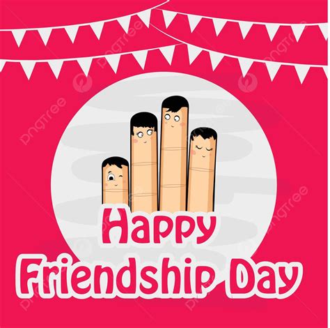 Friendship Day Background Background Happiness Text Vector Background