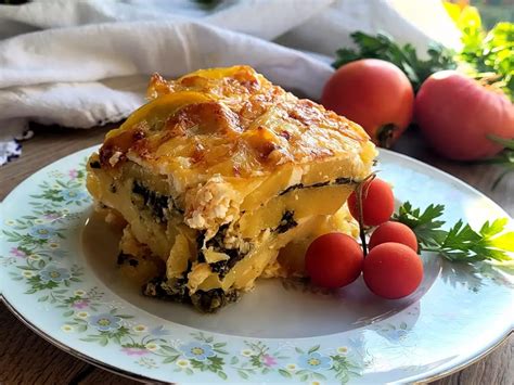 Огретен със спанак и сирене Рецепта Edin Bg