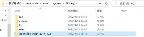 Win10anacondapython38虚拟环境中openslide包的安装全记录anaconda虚拟环境中openslide安装
