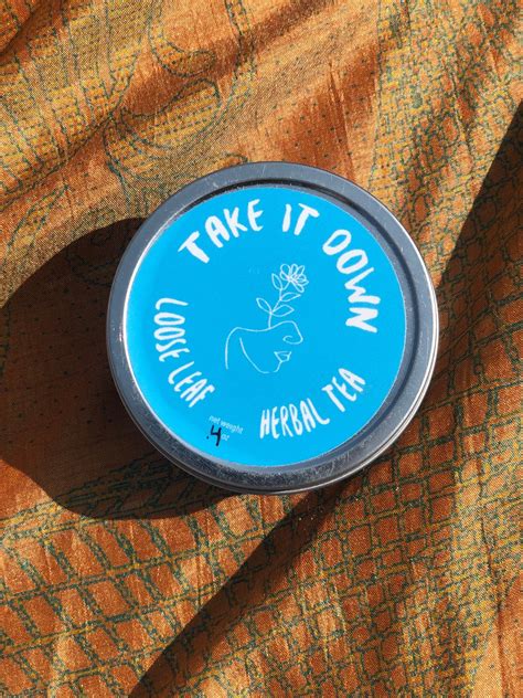 Take It Down Tea Tin Wild Few Herb Farm
