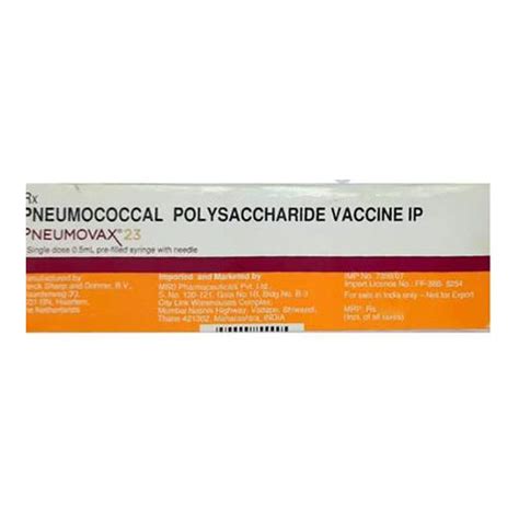 Pneumococcal Polysaccharide Vaccine Ip Dosage Form Liquid At Best