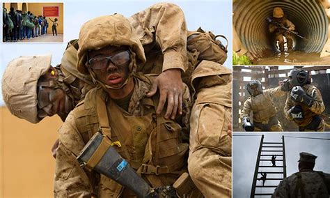 Female Marines Become First Women To Take On Grueling Three Day Boot